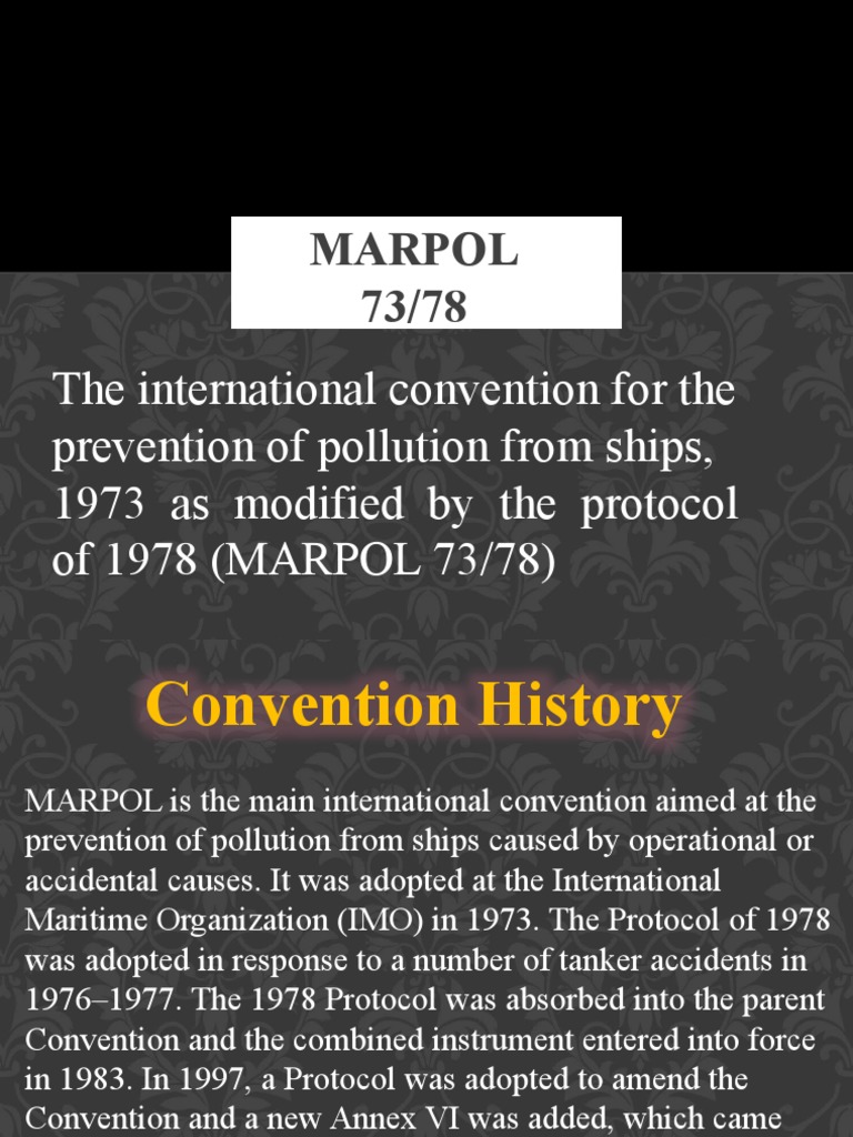MARPOL (Edited and Corrected) 3 | PDF | Oil Tanker | N Ox