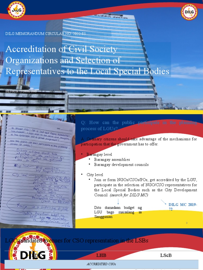 Dilg MC 2022-83 | PDF | Non Governmental Organization | Government