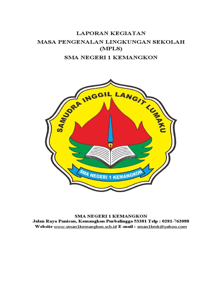Laporan Kegiatan MPLS SMA 1 Kemangkon | PDF | Bisnis | Sains & Matematika