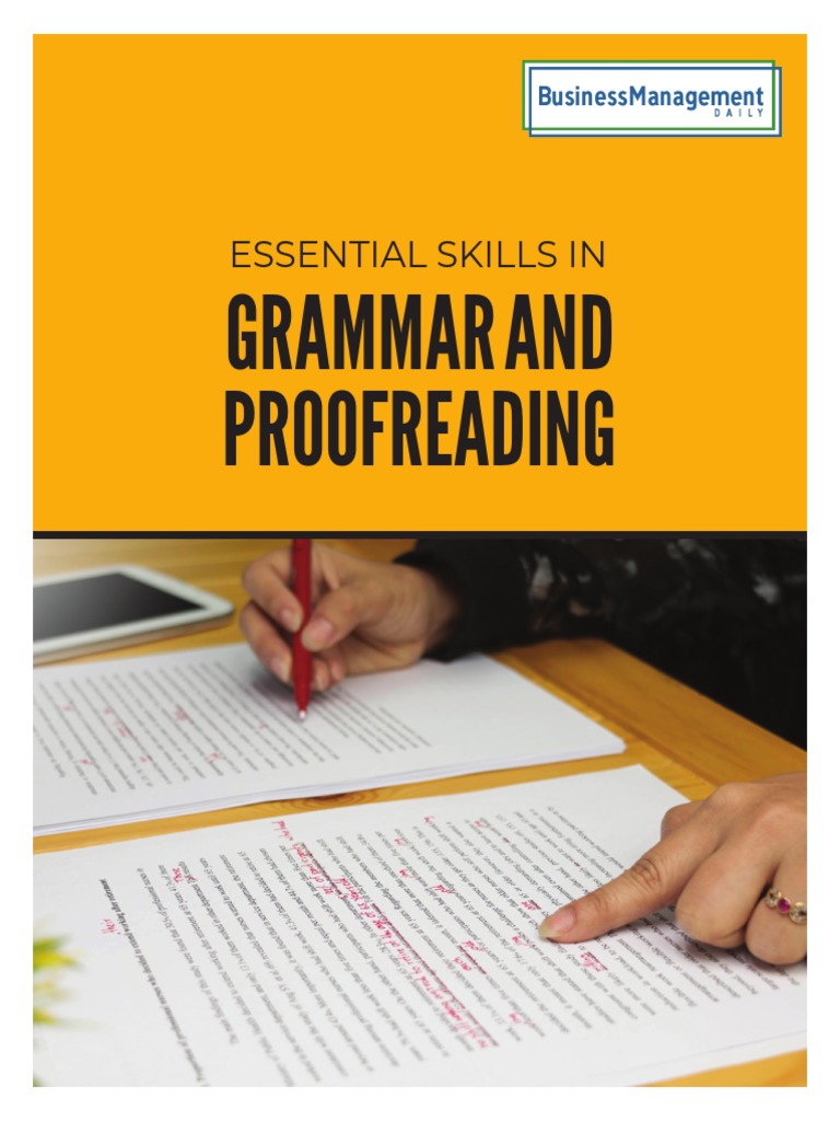 Essential Skills in Grammer and ProofReading | PDF | Bracket | Comma