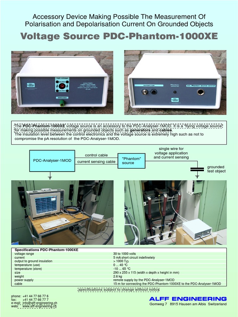 Data Sheet Phantom Source | PDF | Science & Mathematics | Computers