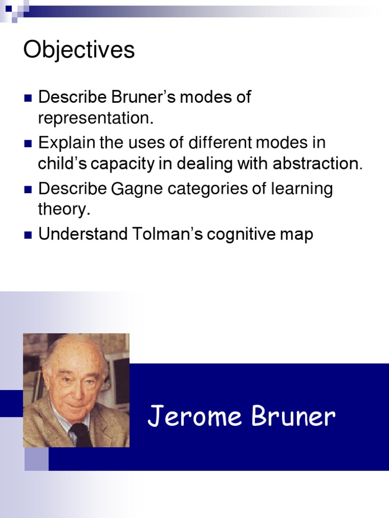 Jerome Bruner | PDF | Cognitive Science | Cognition