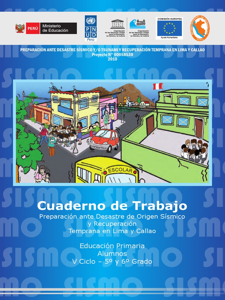 Manual Alumno Sismo V 5o y 6o Primaria - Indeci | PDF | Temblores | Tierra