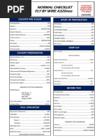 Airbus A320 Neo Checklist | PDF | Aviation | Transport
