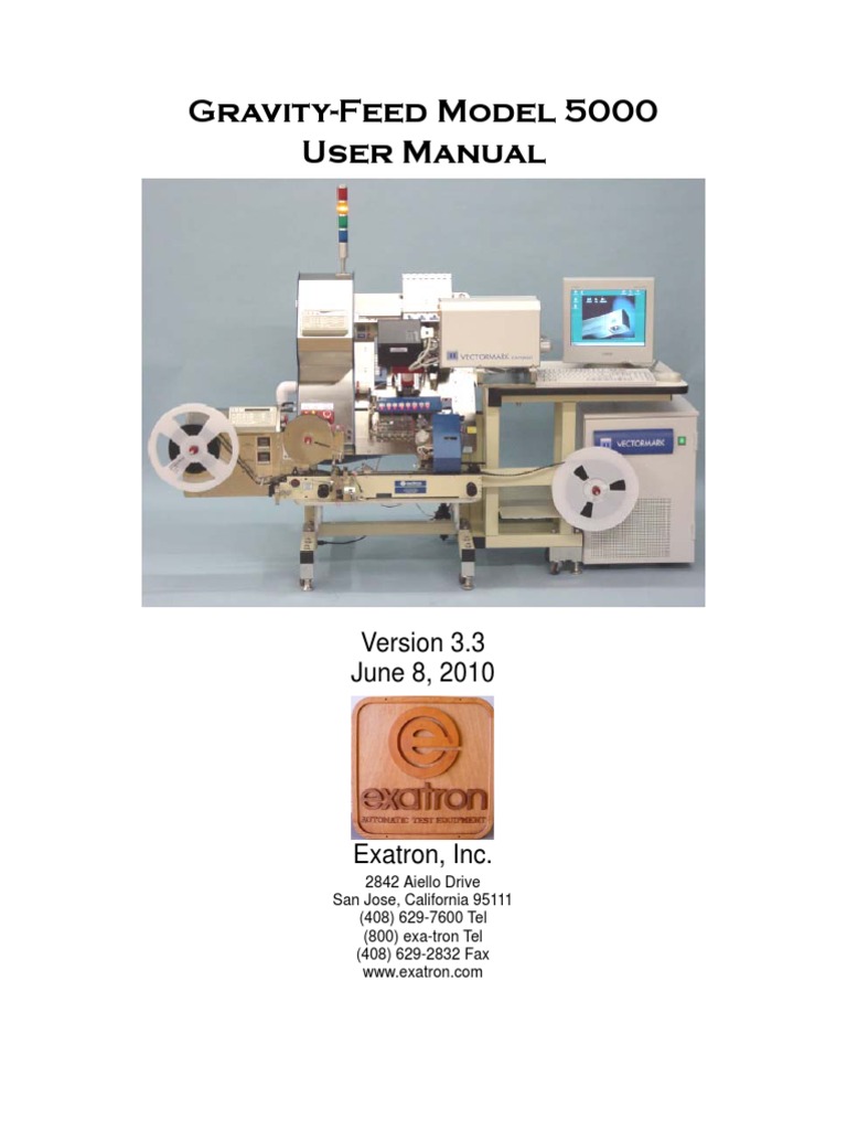 Model 5000 Manual | PDF | Manufactured Goods | Electrical Engineering