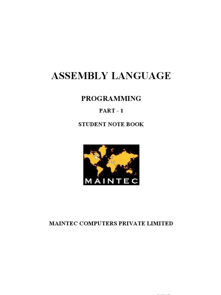 Assembler Book | PDF | Computer Data Storage | Computer Program
