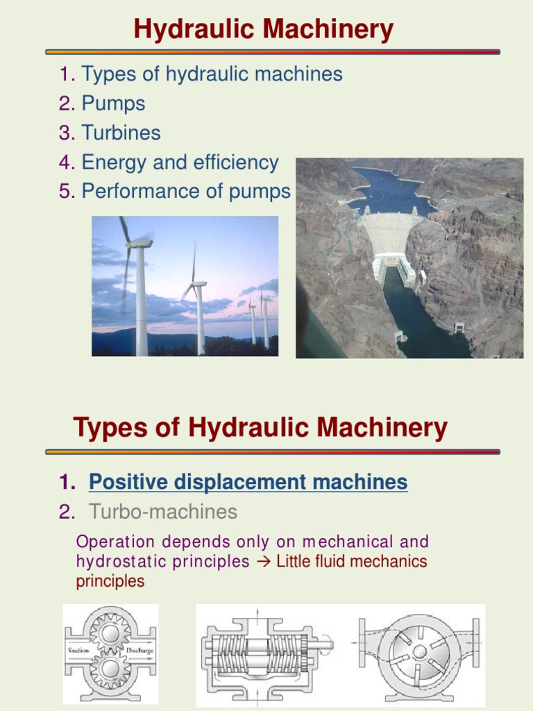 HH Hydraulic Machines | PDF | Pump | Turbine