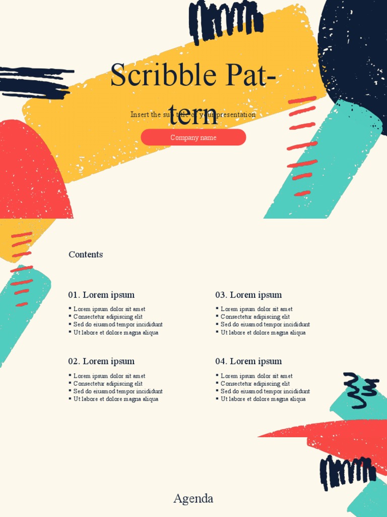 Scribble Pattern - PPTMON | PDF