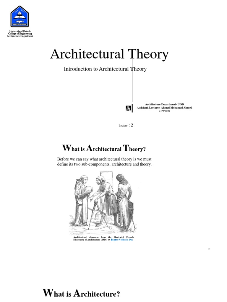 Introduction To Architectural Theory | Download Free PDF | Theory | Design