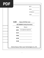 Fiber Laser Cutting Parameters Guide | PDF | Frequency | Steel
