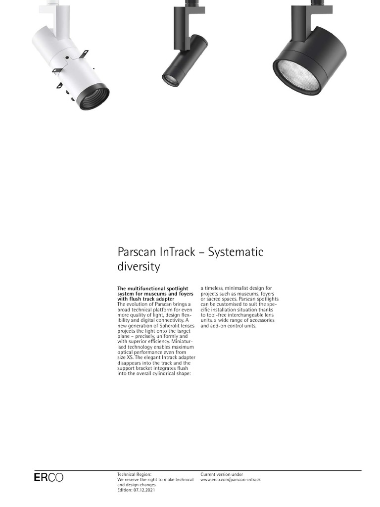 Parscan Intrack - Systematic Diversity | PDF | Zoom Lens | Optics
