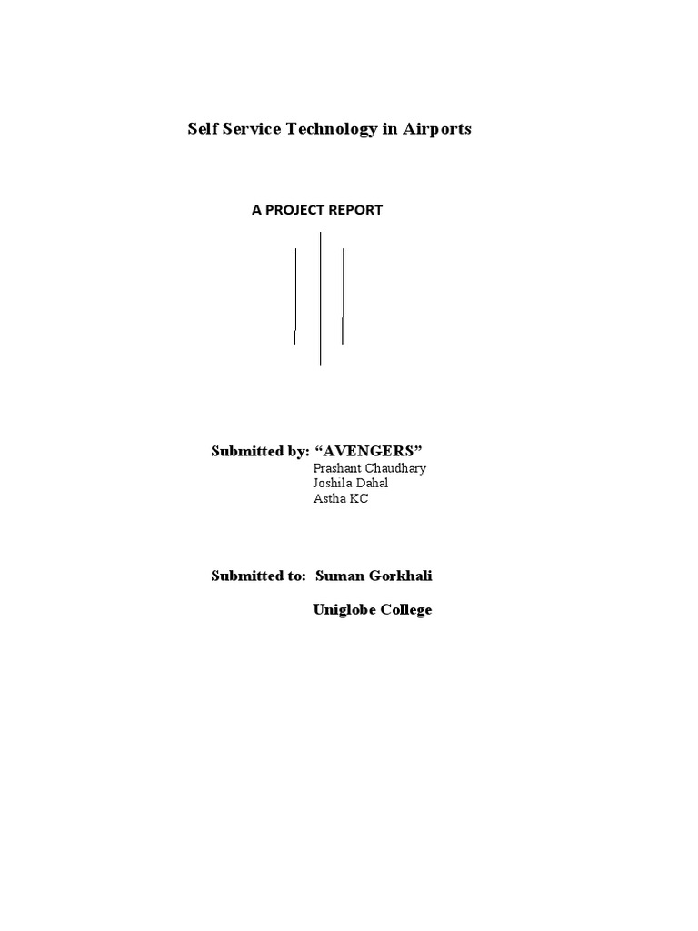 Self Service Technology at Airport (Case Study) | PDF | Airlines | Airport