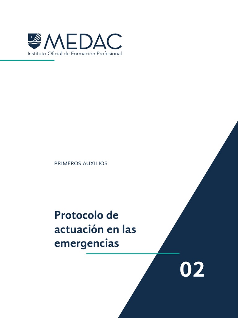 Tema 2 - Protocolo de Actuación de Emergencias | PDF