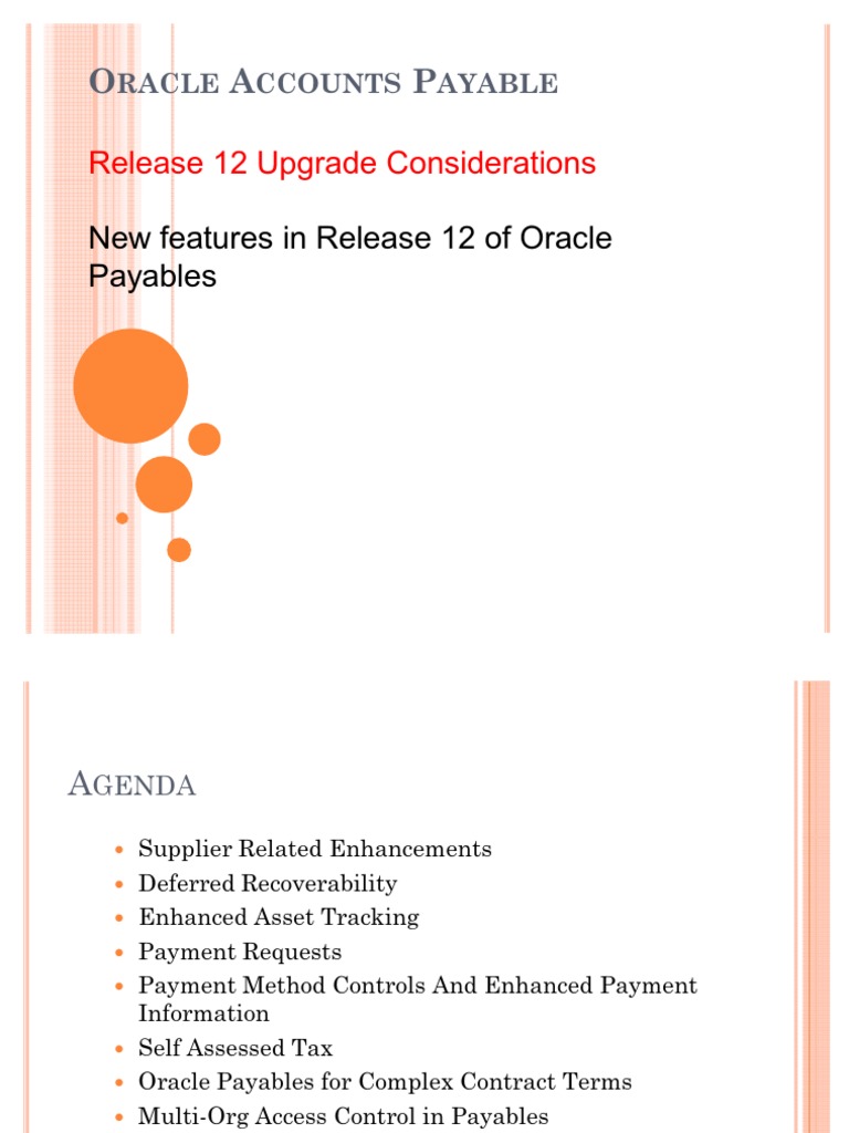 Oracle Accounts Payable | PDF | Payments | Invoice