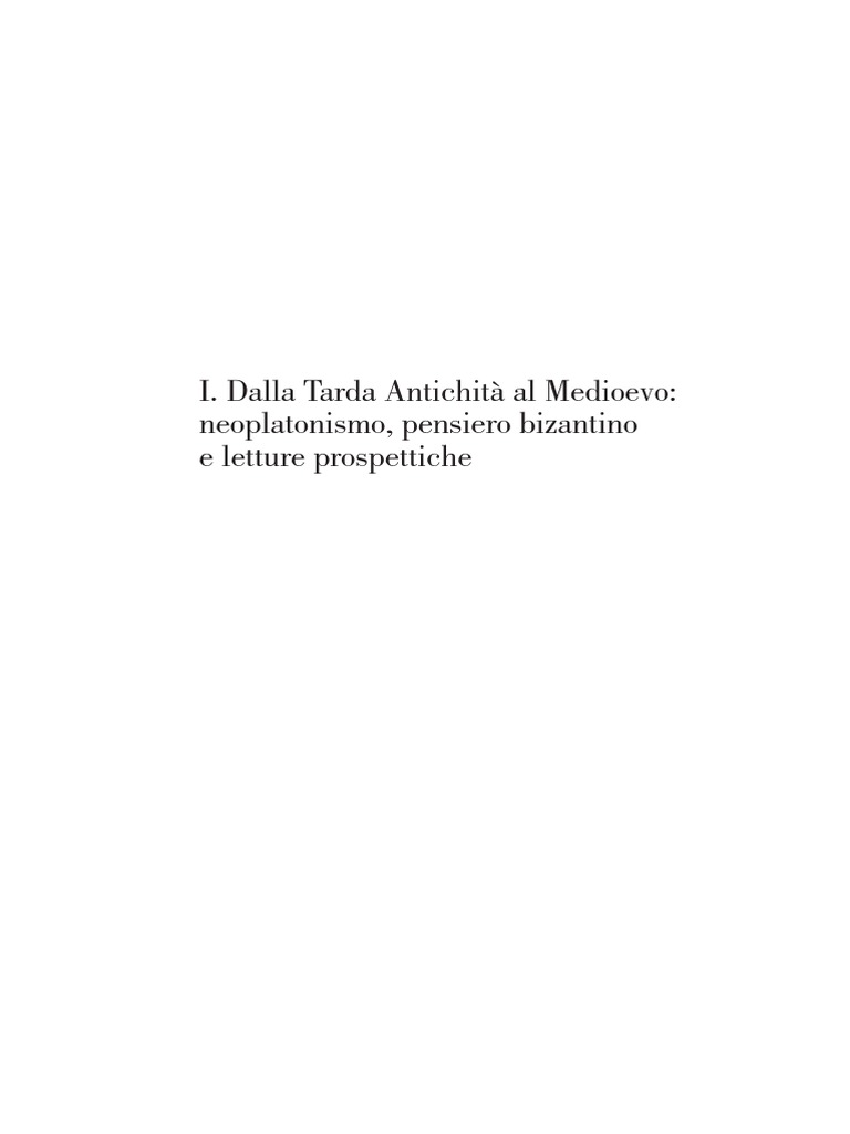 Neoplatonic Metaphysics and Theology | PDF | Nous | Plato