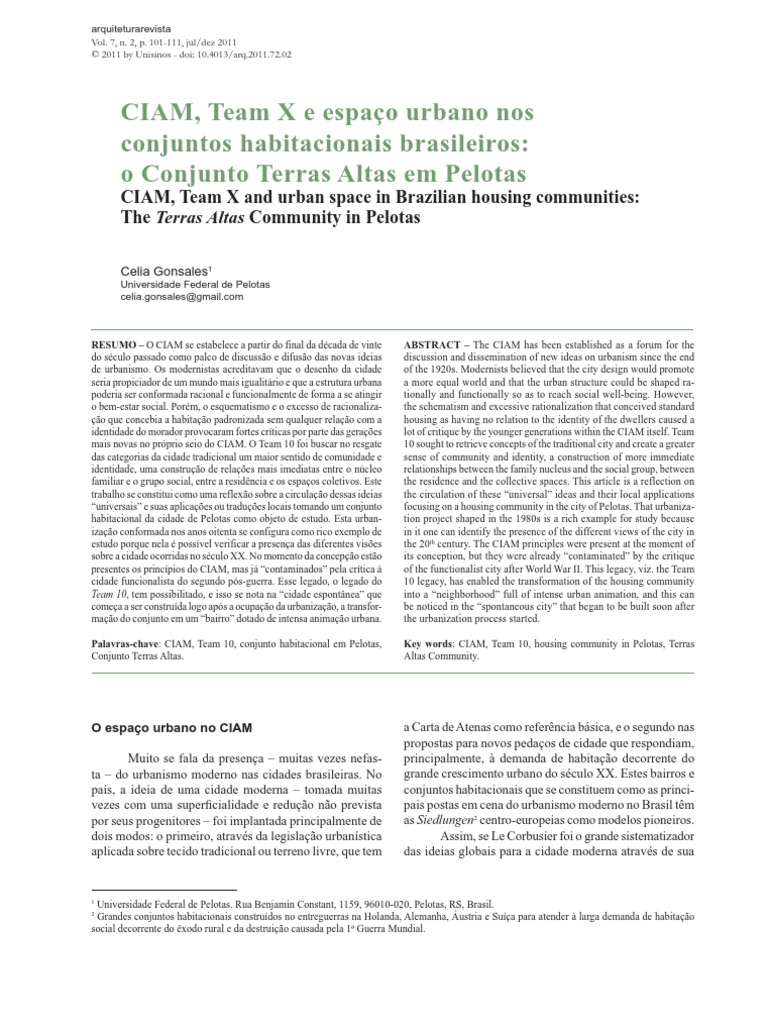 Texto1 CIAMeTeamXa202765 | PDF | Cidade | Urbanismo
