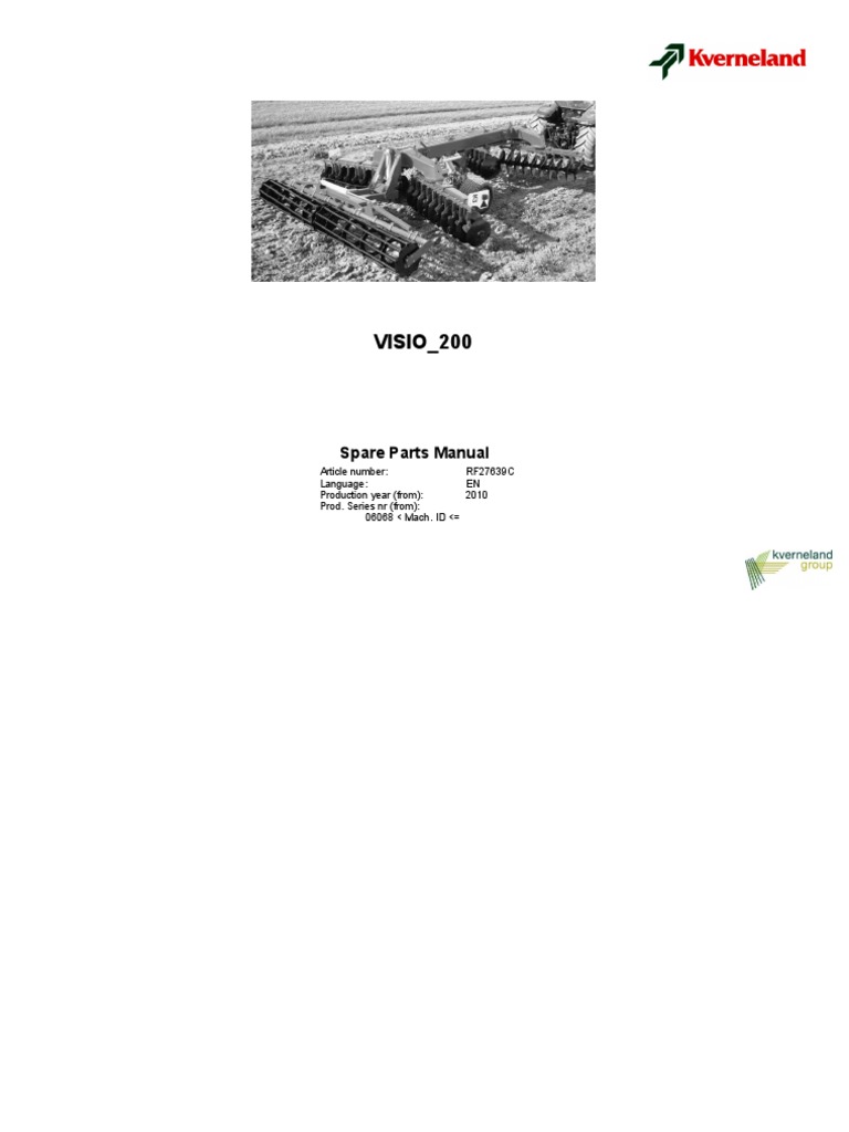 Visio 200 | PDF | Screw | Axle