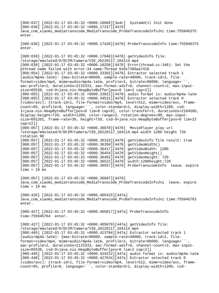 Trace | PDF | Codec | Film And Video Technology