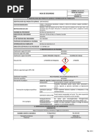 Ficha Tecnica Lysol Brand Iii Disinfectant Spray | PDF | Residuos | Agua