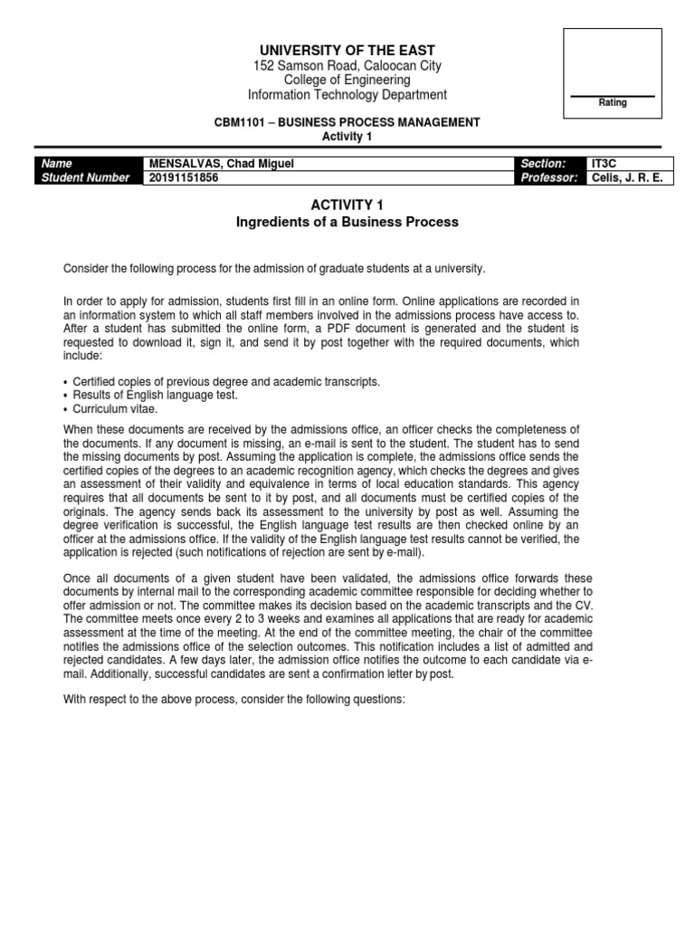 University of The East: 152 Samson Road, Caloocan City College of ...