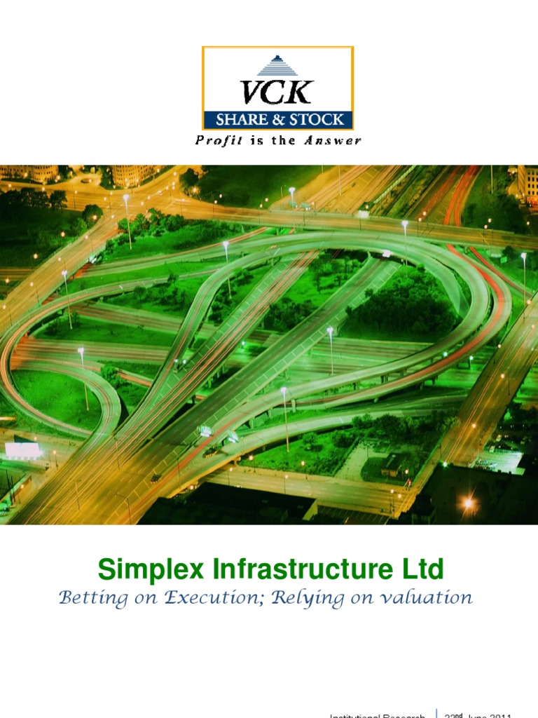 Simplex Infra IC | PDF | Stocks | Book Value