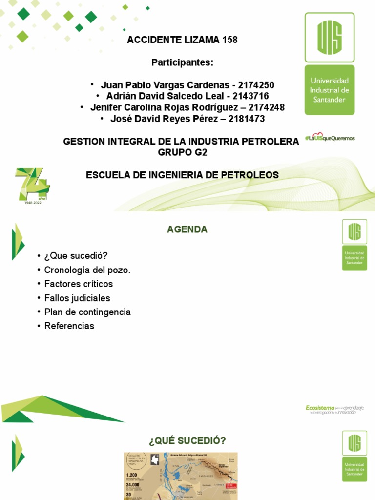 Análisis del Accidente Lizama 158 | PDF | Petróleo