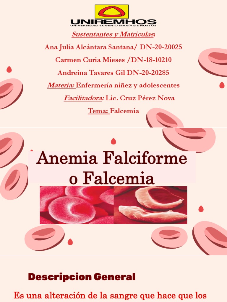 Falcemia | Descargar gratis PDF | Anemia | Enfermedades y trastornos
