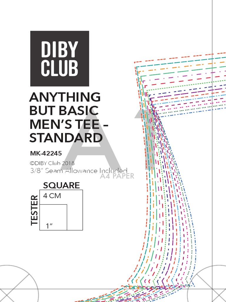 Anything But Basic Men'S Tee - Standard: Square | PDF