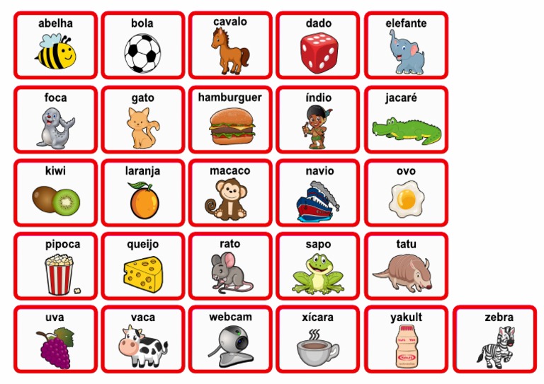 Alfabeto - Figuras | PDF