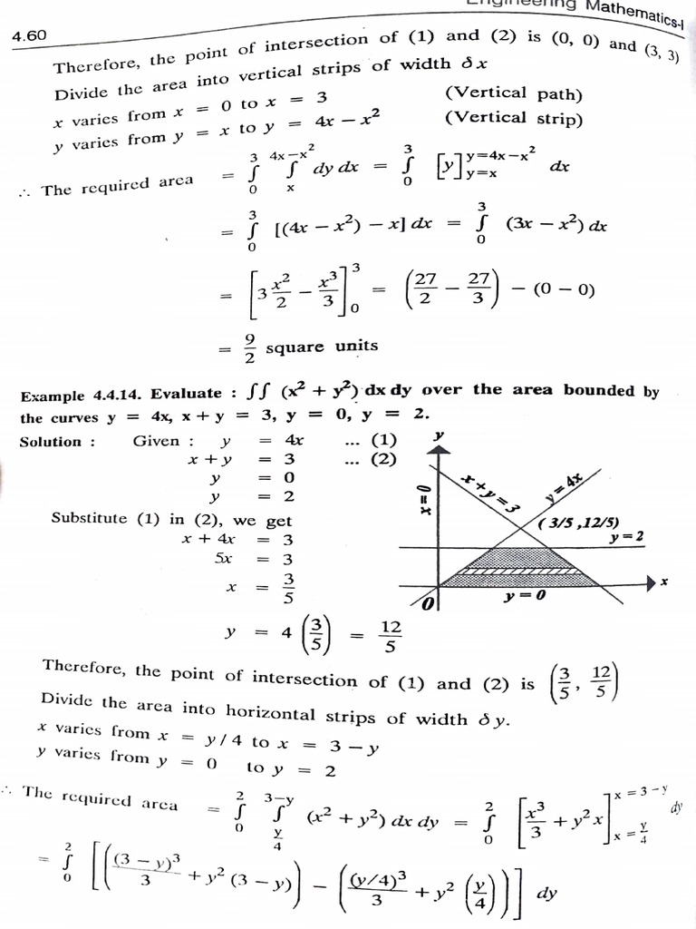 Multiple Integrals 3 | PDF