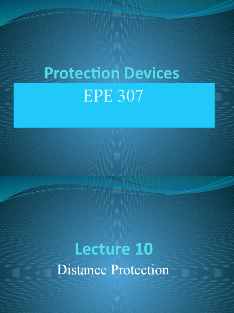 Protection Devices Lec10 | PDF | Relay | Electrical Components