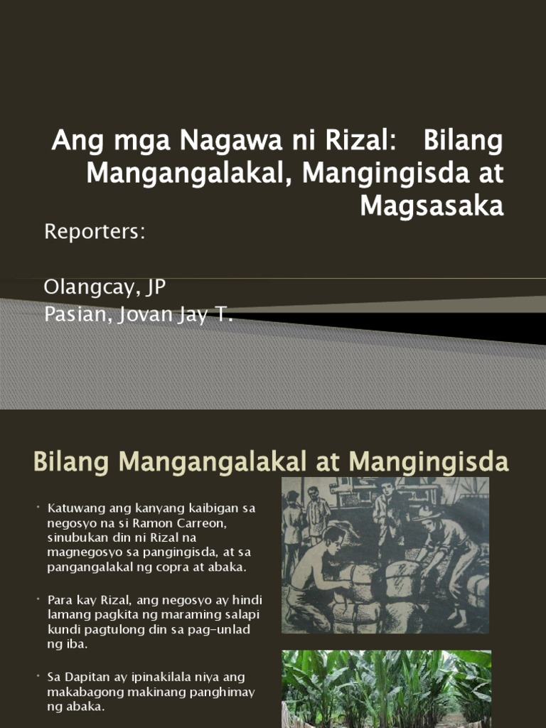Ang Mga Nagawa Ni Rizal | PDF