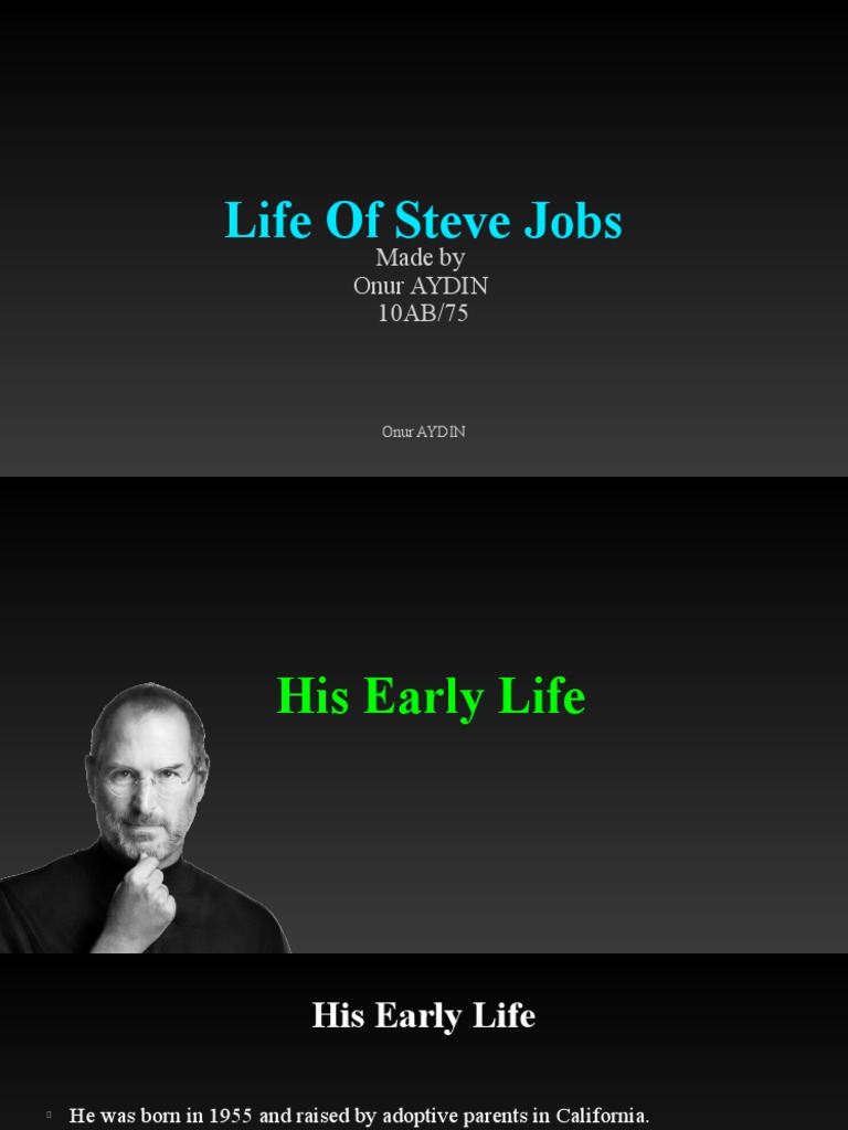 Steve Jobs: Early Life & Apple Founding | PDF