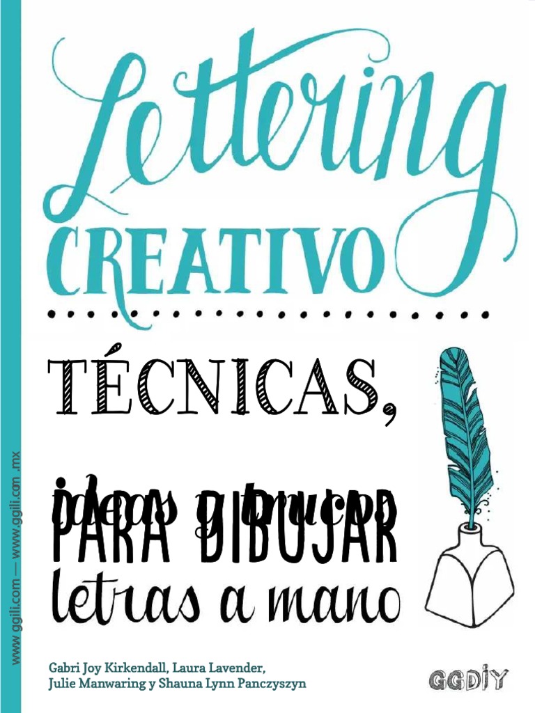 Técnicas, ideas y trucos - Lettering | PDF | Caligrafía | Papel