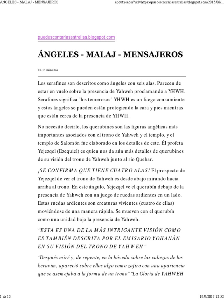 Ángeles - Malaj - Mensajeros | PDF | Gabriel | Arcángel