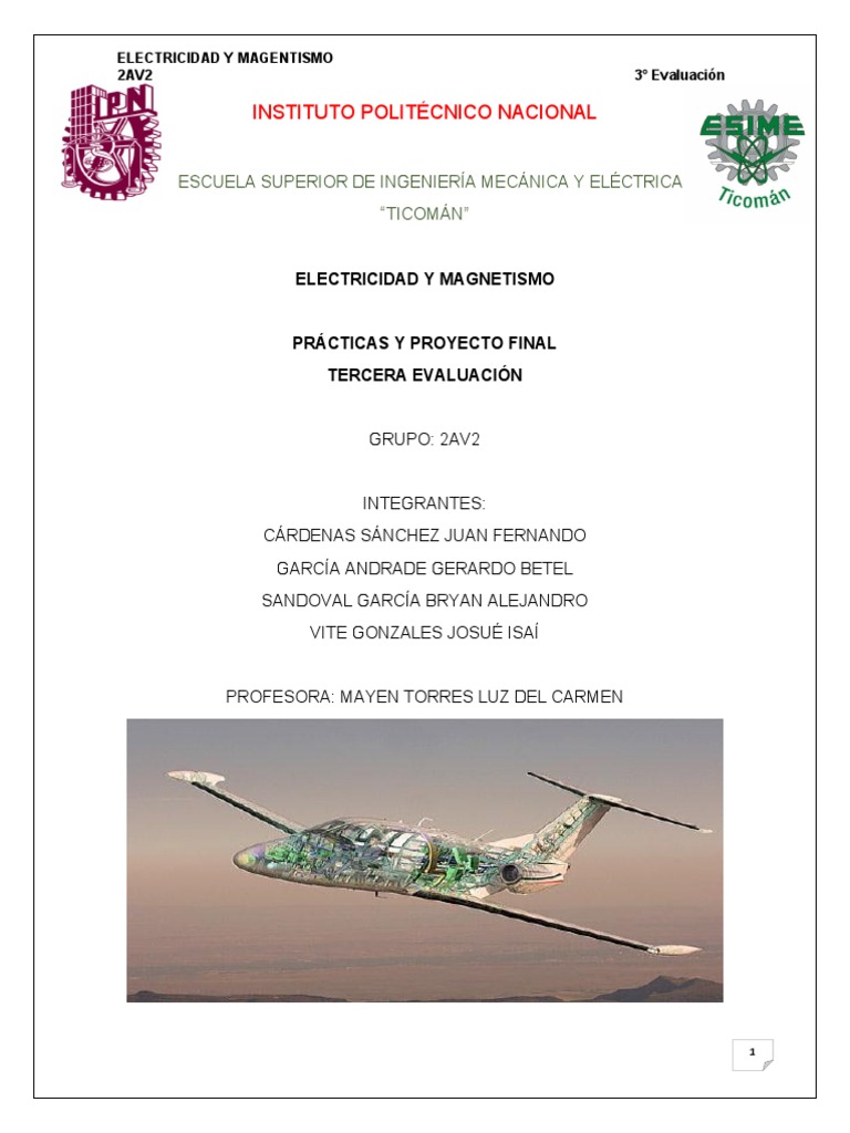 Proyecto Final Magnetismo | PDF | Transformador | Inductor