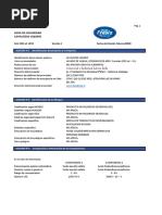 Dte 24 Hoja de Seguridad | PDF | Agua | Líquidos