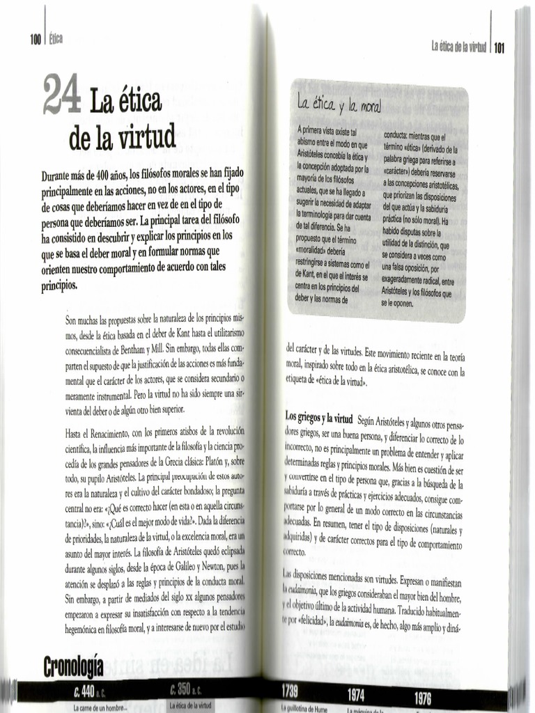 La ética de la virtud I - Arístóteles | PDF | Moralidad | Aristóteles