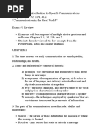 COM 114 Test Out Study Guide | PDF | Public Speaking | Human Communication