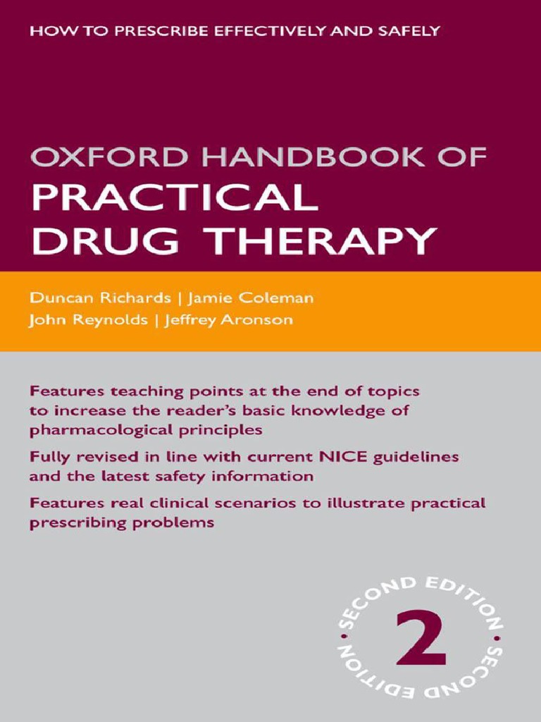 Duncan Richards and J. K. Aronson - Oxford Handbook of Practical Drug ...