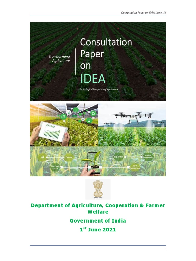 IDEA Concept Paper - Mod01062021 - 1 | PDF | Agriculture | Agile ...