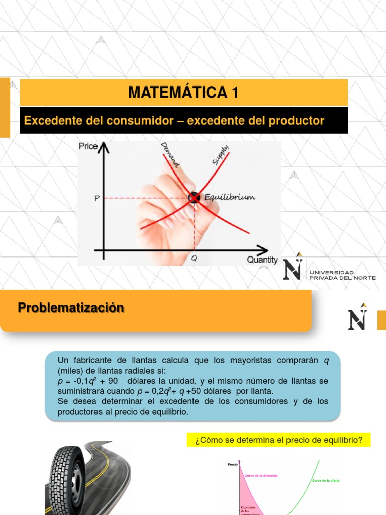 11-Mate 1 Excedentes Consumidor y Prod | PDF | Excedente económico ...