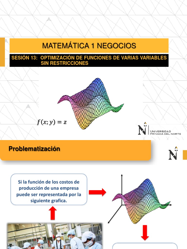 Sem 13 | PDF | Máximos y mínimos | Optimización Matemática