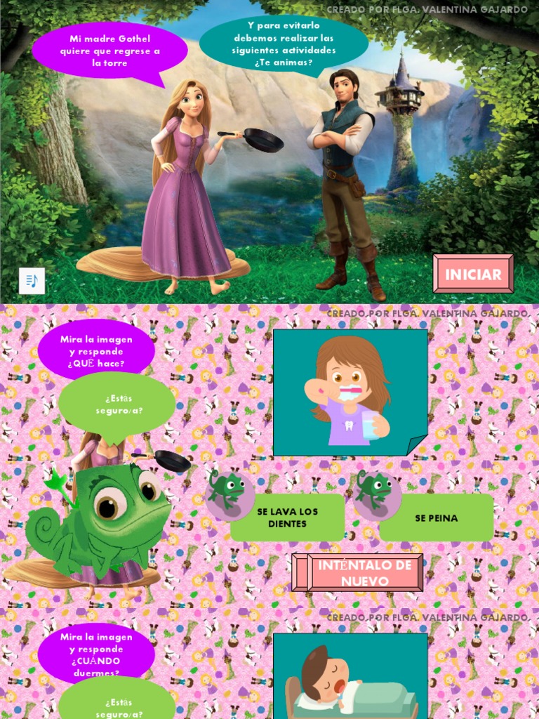 Comprensión Particulas Interrogativas QUE, CUANDO, QUIEN, DONDE ...