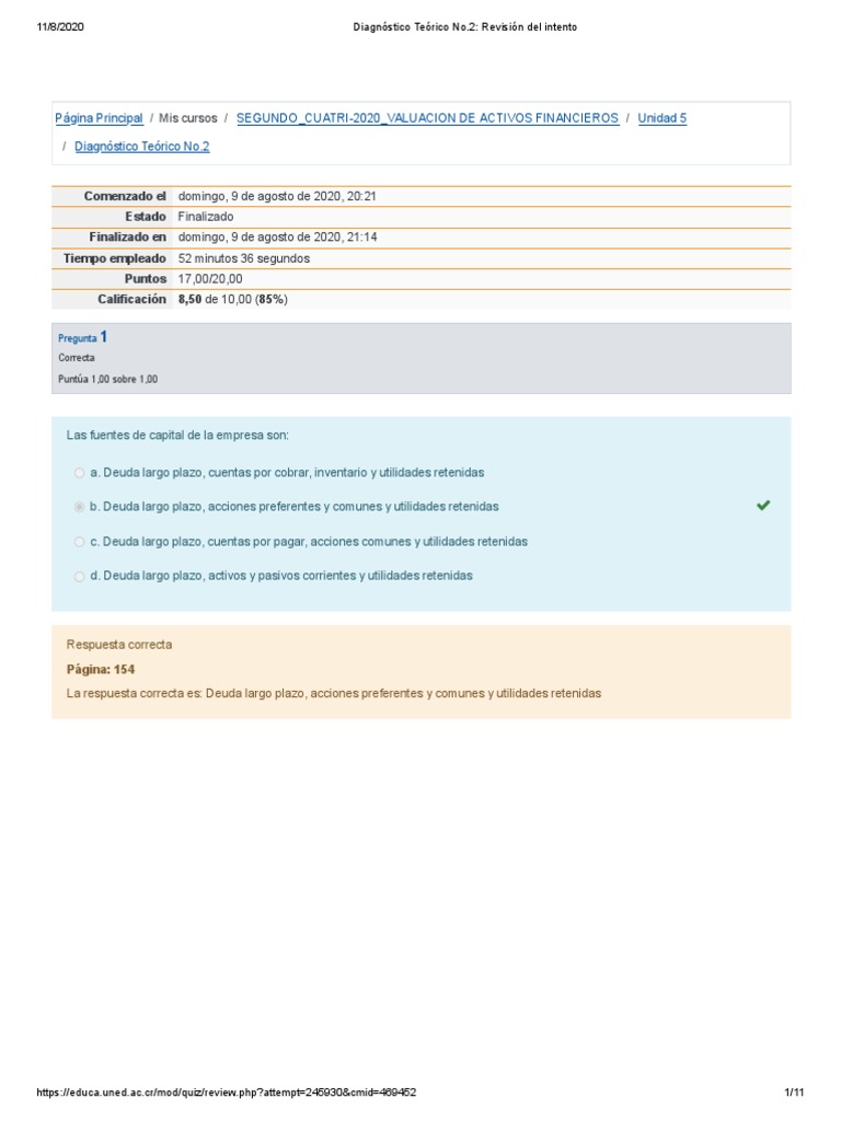 Recopilación Exa 2 | PDF | Apalancamiento (Finanzas) | Compartir (Finanzas)