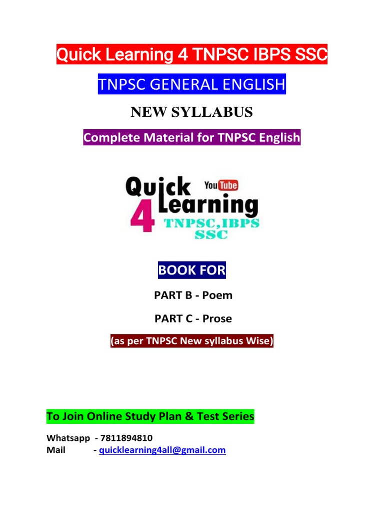 General English New Syllabus Book Part B & C | PDF | Verb | Sonnets