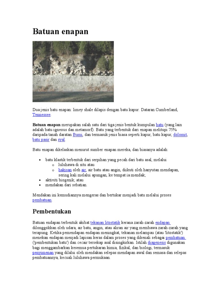 Batuan Enapan | PDF | Ilmu Sosial | Perjalanan