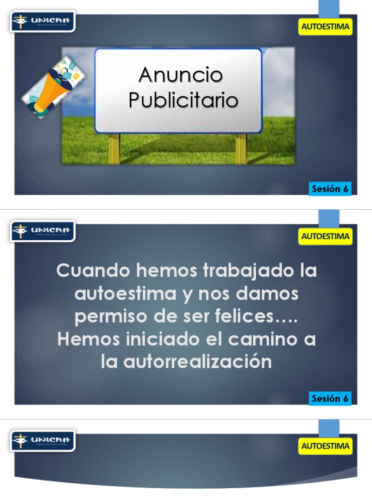 Anuncio Publicitario | PDF | Autoestima