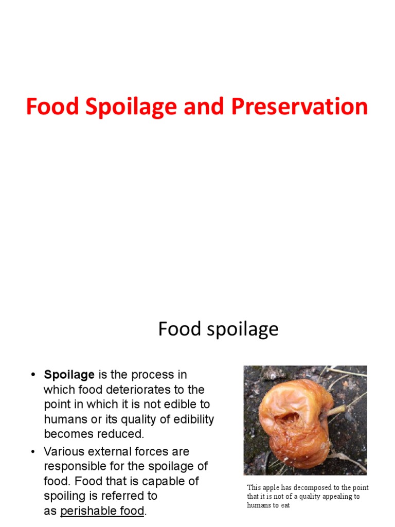 Food Spoilage and Preservation | PDF | Food Preservation | Canning