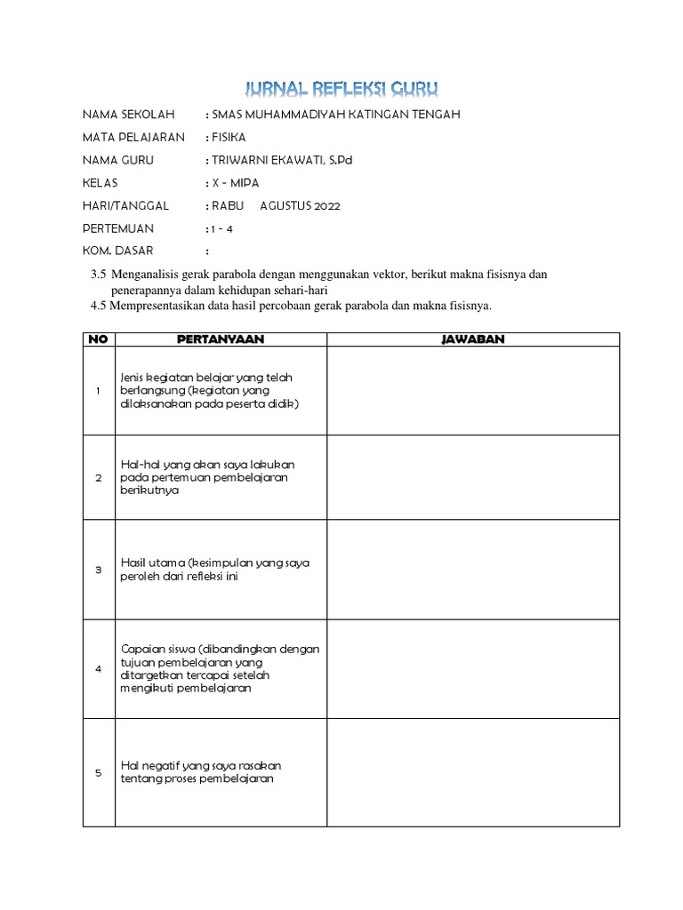 7.D Pembuatan Rencana Evaluasi | PDF | Karier & Perkembangan | Kesehatan Holistik